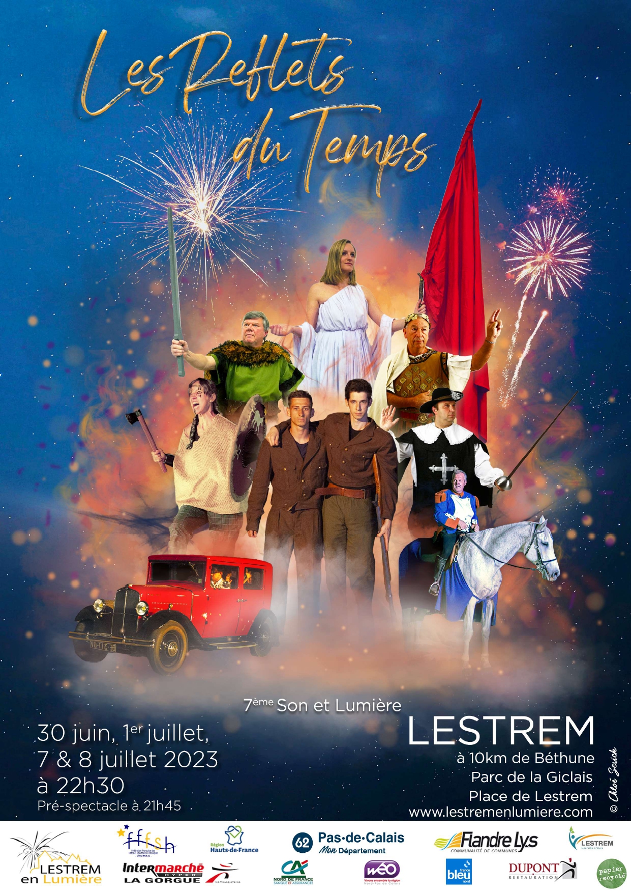 Place De Lestrem En Lumière | Le Son et Lumière à Lestrem : Les reflets ...